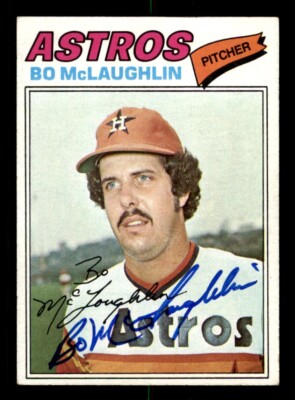 1977 Topps Baseball #184 Bo McLaughlin Signed Autograph (no COA) *e1 | eBay