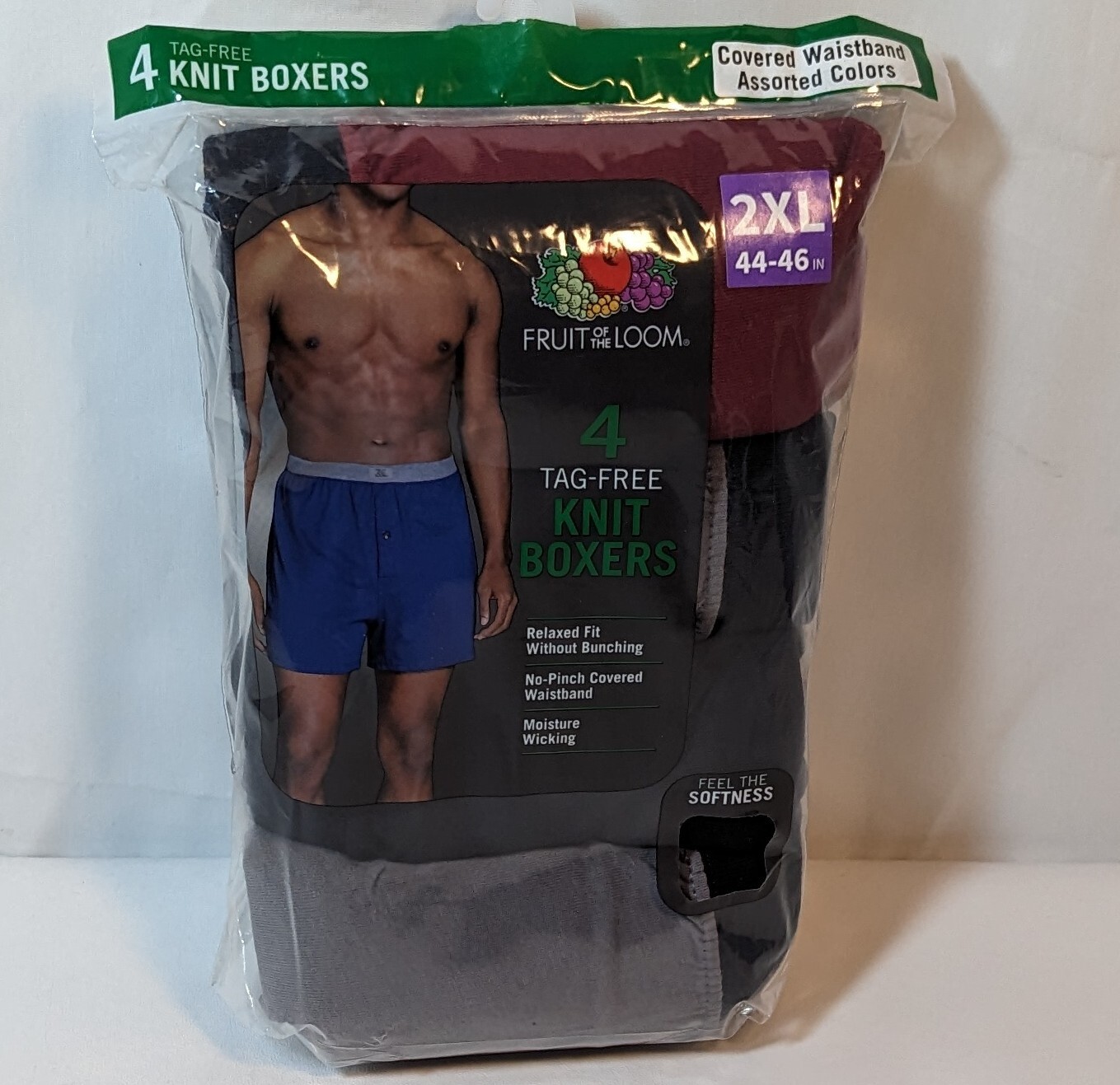 Hanes Boxer Brief Mens XXL 5-Pack Ultimate Stretch Tagless Wicking ...