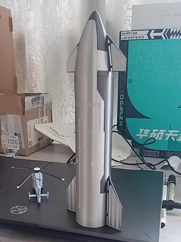 Купить Ибей | 1:200 Scale SpaceX Starship Rocket Model S24/B7 Painted ...