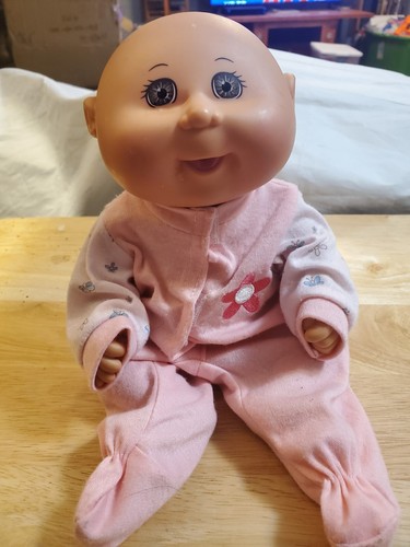 Cabbage Patch Baby sweet little girl bald head..Painted Brown Eyes. | eBay