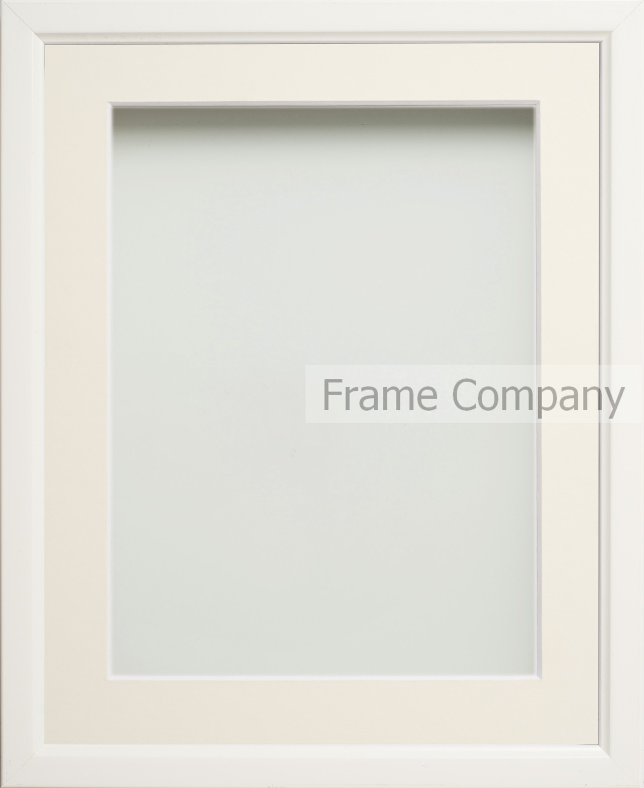 White Picture Photo Frames Drayton Range Modern Thin *Choice of Mount ...
