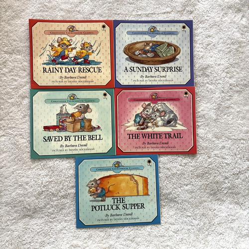 VTG CHRISTOPHER CHURCHMOUSE CLASSICS 5 PB Books by Barbara Davoll (1988 ...