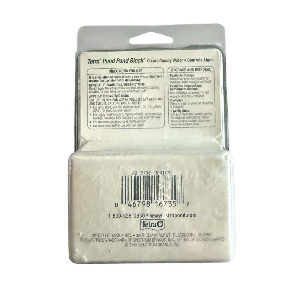 Tetra Pond Block Algae Control (4-pk)-slow release-koi & fish safe ...