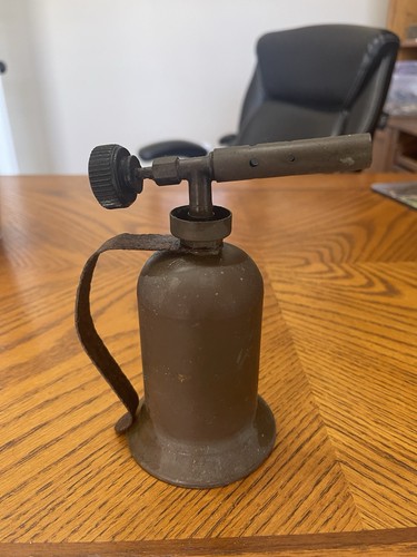 ANTIQUE ALCOHOL GASOLINE BRASS BLOW TORCH USA | eBay