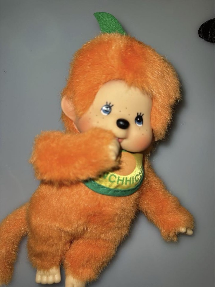 Monchichi Shizuoka Limited Mandarin Orange Plush Sekiguchi Collectible ...