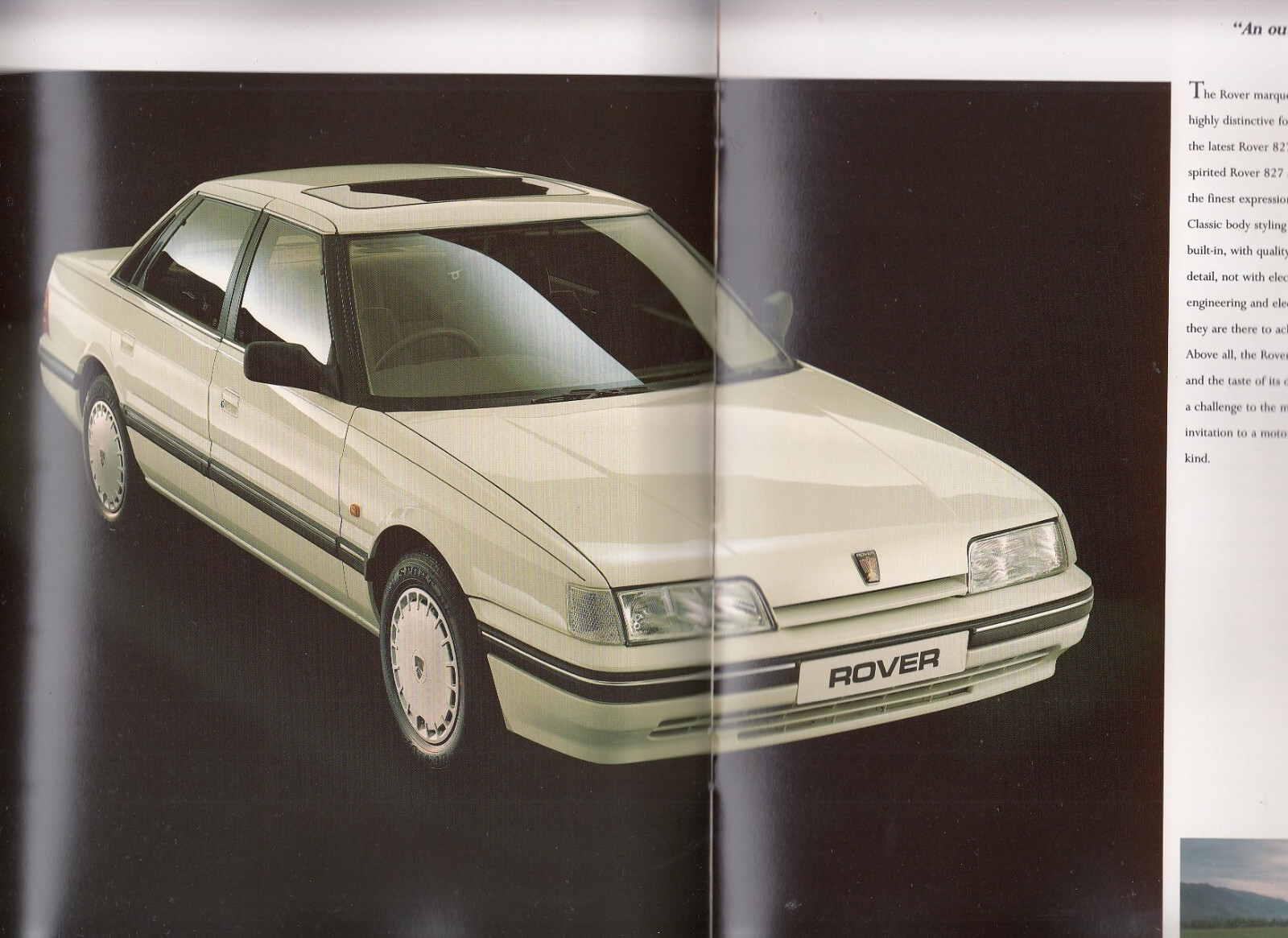 1988 ROVER 827 Si & STERLING SALOONS Australian 18p Prestige Brochure ...