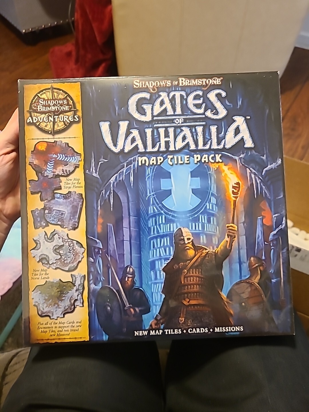 Board Games Shadows Of Brimstone: Gates Of Valhalla Map Tile Pack Board ...