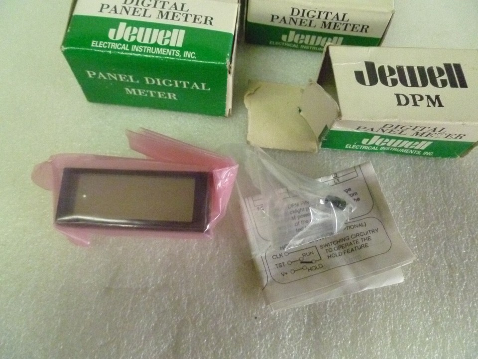 LOT OF 6 JEWELL DIGITAL PANEL METER 5900100090 20L96 | eBay