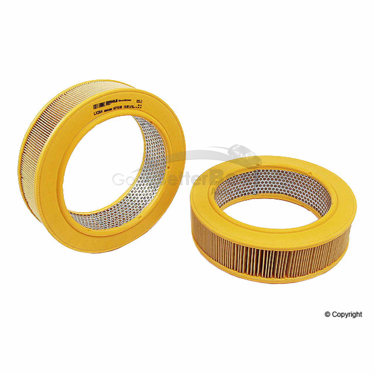 One New Mahle Air Filter LX264 0010949504 for Mercedes MB 240D 300CD ...