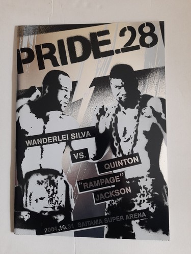 PRIDE FC 28 Official Event Program CROCOP Vs Barnett UFC MMA RIZIN ...