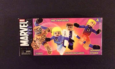 Marvel Universe FANTASTIC FOUR MINIMATES 4 Pack NEW Diamond Select Toys ...