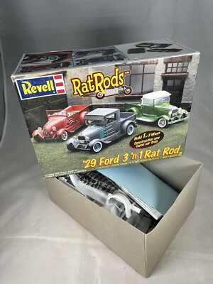 Revell Rat Rods '29 Ford 3 n' 1 Rat Rod Vintage , 1/25 , Model Kit # 85 ...