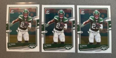 3 Lot 2020 Panini Donruss Optic NFL 77 Le'Veon Bell Base Trading Card ...