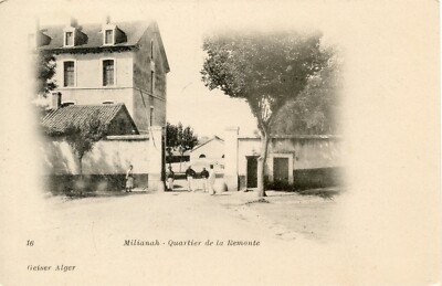 CARTE POSTALE ALGERIE MILIANA / MILIANAH / QUARTIER DE LA REMONTE | eBay