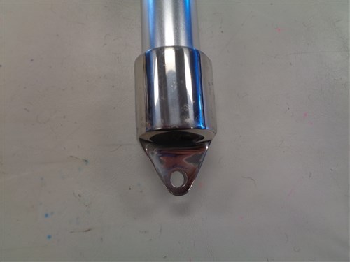 BIMINI SUPPORT POLE ALUMINUM W/ STAINLESS STEEL MOUNTING BRACKETS 32 ...