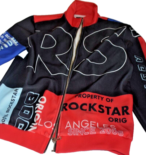 ROCKSTAR ORIGINAL Red & Black Bomber Jacket NEW M | eBay
