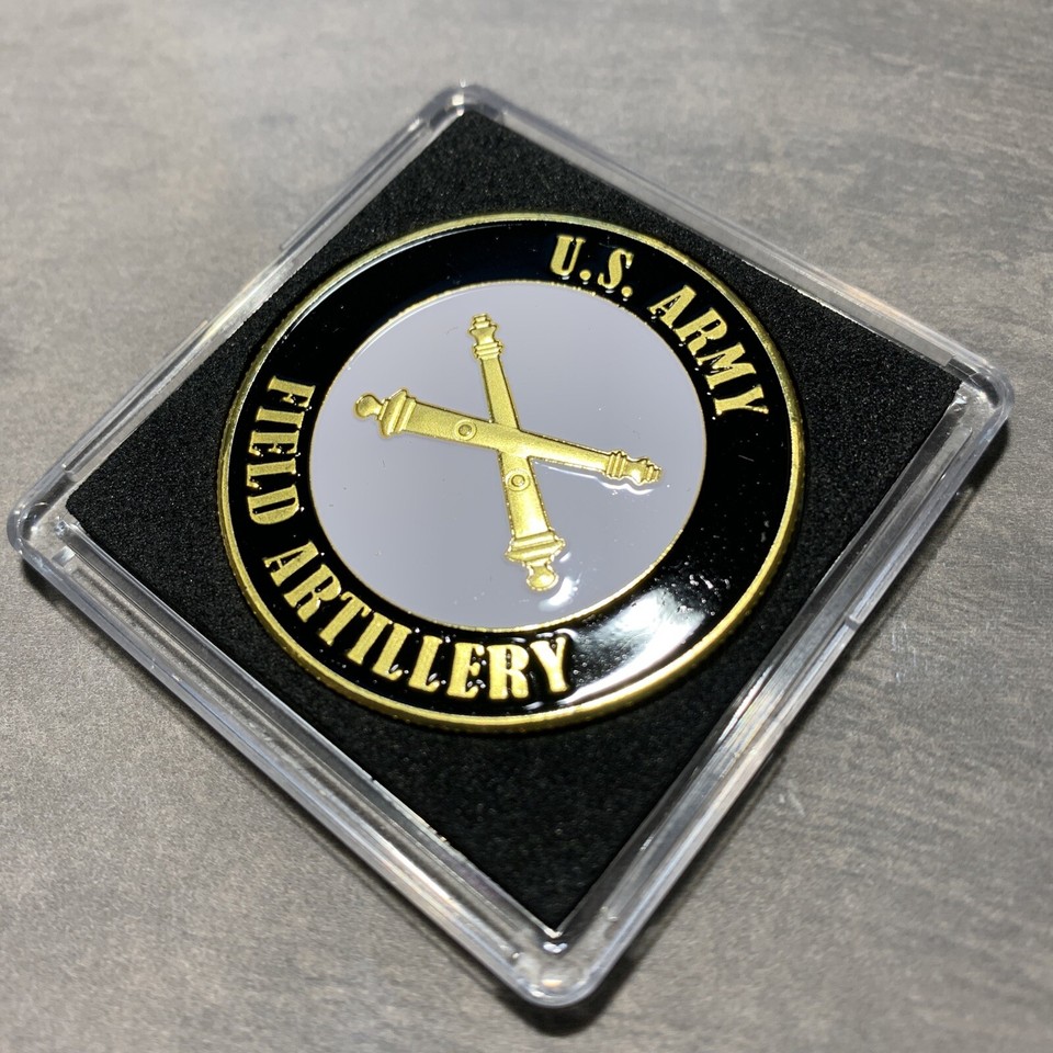 US Army FIELD ARTILLERY Challenge Coin -USA w Case Brand New! | eBay