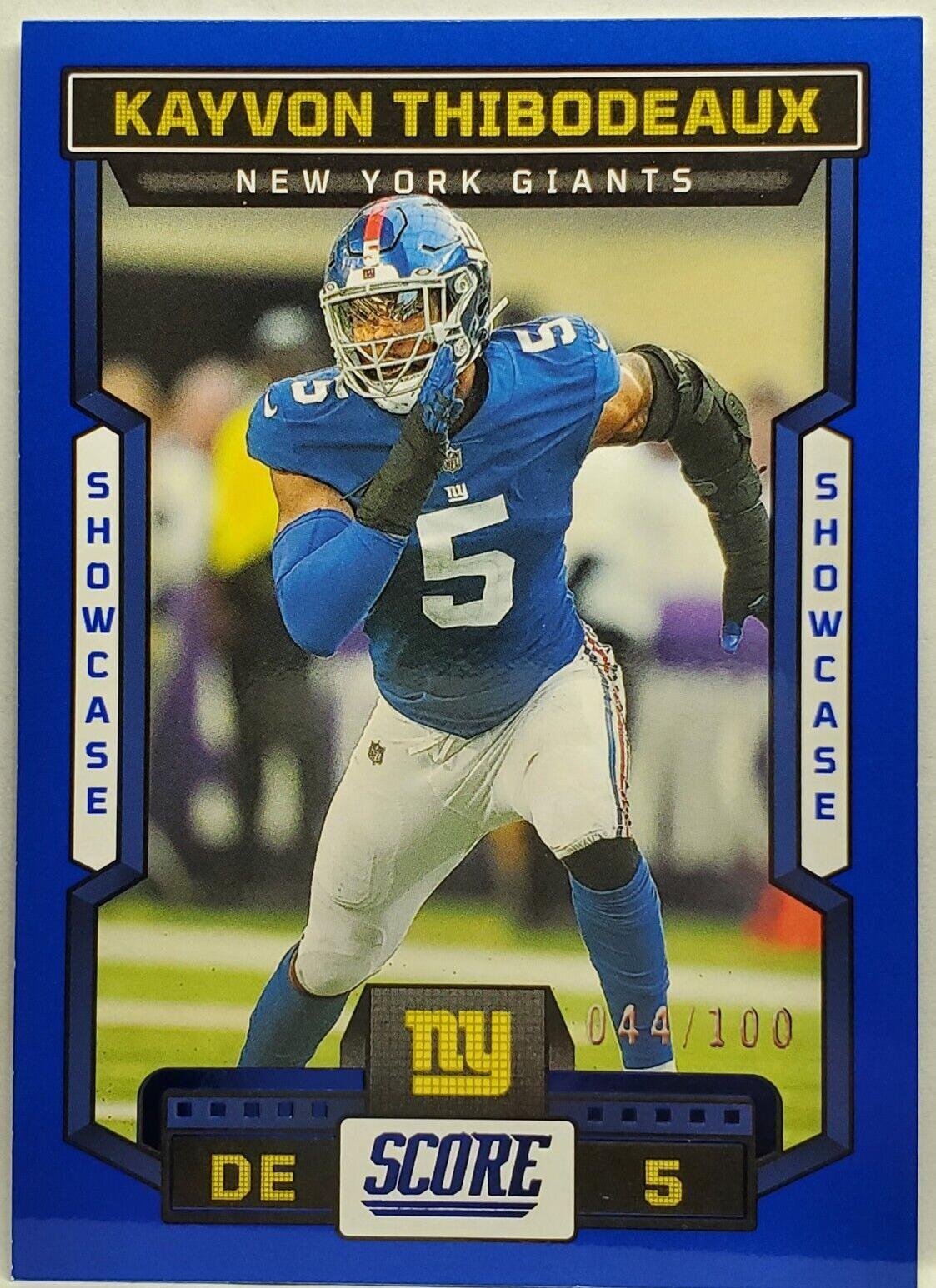2023 Score - Kayvon Thibodeaux #240 Showcase /100 for sale online | eBay