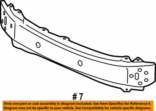 52131-52250 Toyota Reinforcement, front bumper 5213152250, New Genuine ...