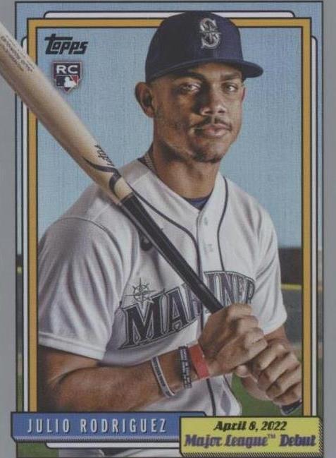 2022 Topps Archives - 1992 Topps Major League Debut Julio Rodriguez ...