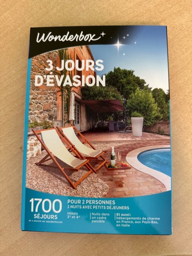 Wonderbox 3 jours d'évasion | eBay