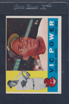 1960 Topps #075 Vic Power Indians EX *9242 | eBay