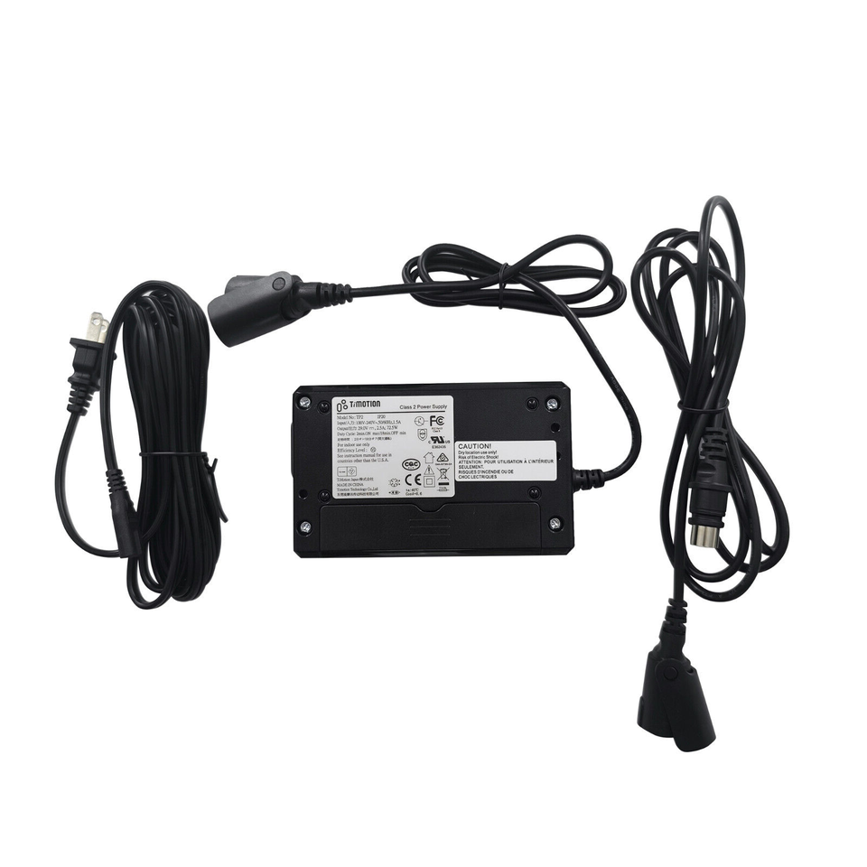 Timotion TP2 IP20 Power Supply Adapter with extension Cord for Lift ...