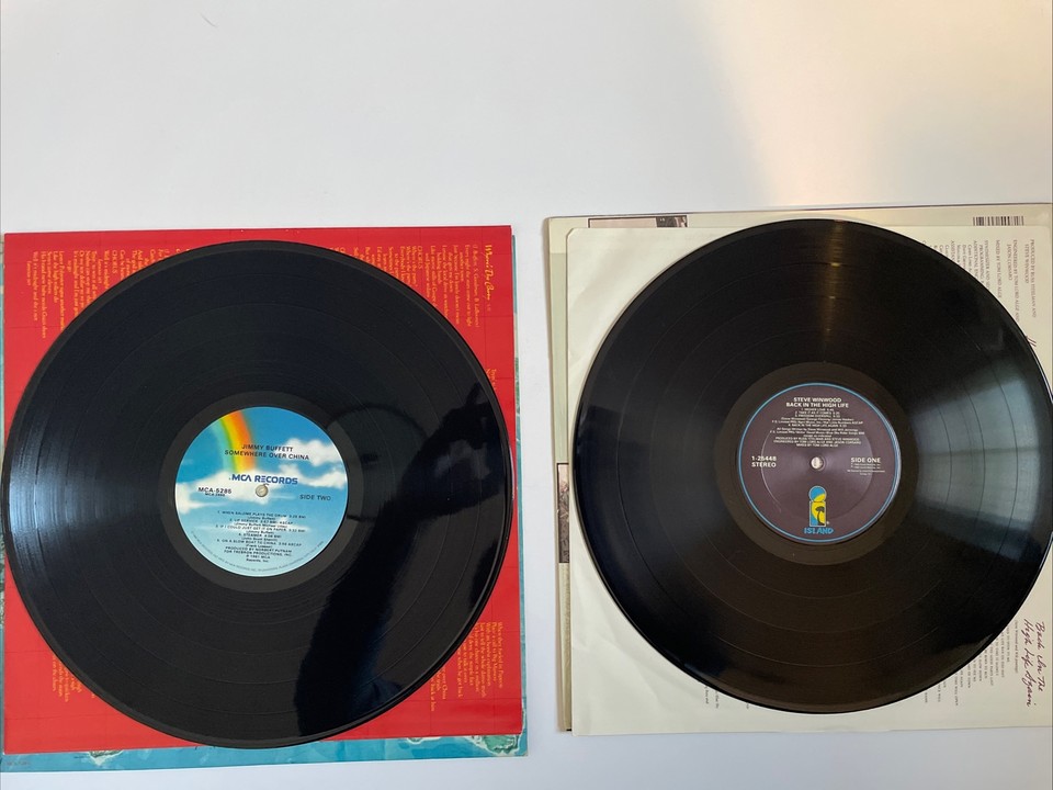 80s rock LP LOT Jimmy Buffett / Steve Winwood Classic Rock POP | eBay
