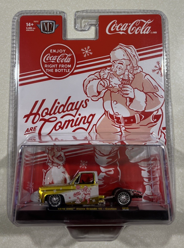 NEW 2025 M2 Machines Coca Cola Holidays SK10 1976 GMC Sierra Grande 15 - Custom | eBay