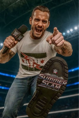 WWE SUMMERSLAM 2025 NEW JERSEY GIANT 24”x36” POSTER PRINT - CM PUNK | eBay