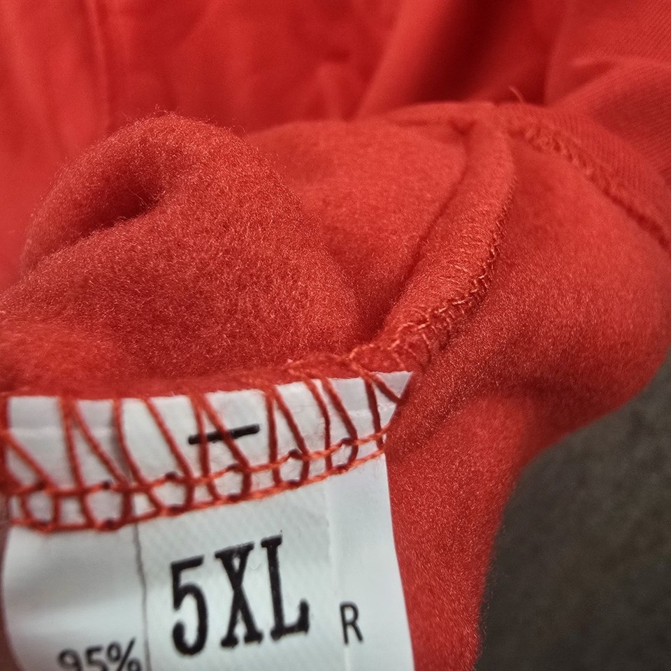 Red Longline Hoodie Pullover Fleece Kangaroo Pocket Drawstring ...