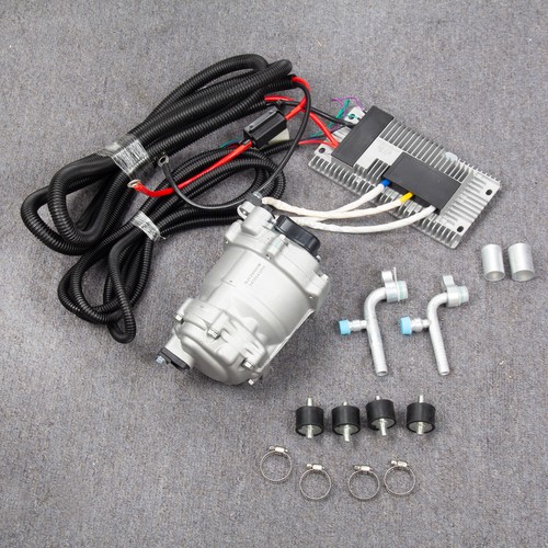 12V Electric AC Air Conditioning Compressor For AC Car Truck Bus ...
