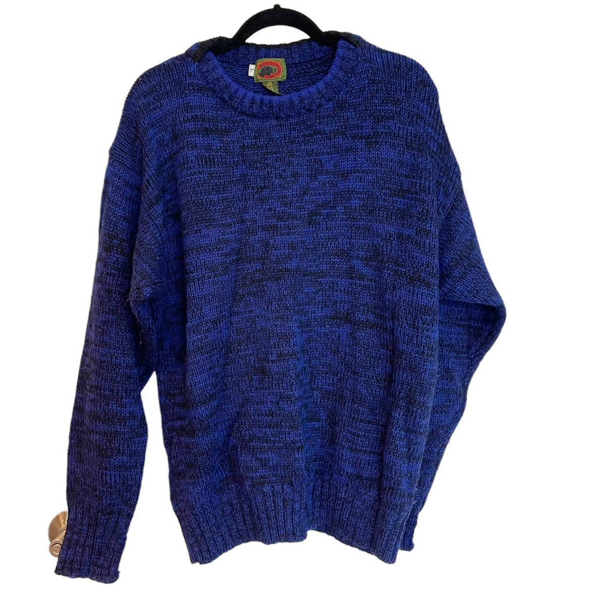 Vintage Boston Traders Woolmark Pure Wool Crewneck Pullover Sweater Men ...