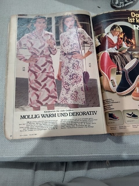 Burda Moden Magazine, October 1980 in German With Pattern - Arabic ...