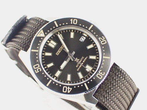 Seiko Prospex SBDC141 Date St.Steel Black Slv Divers 200M Automatic ...