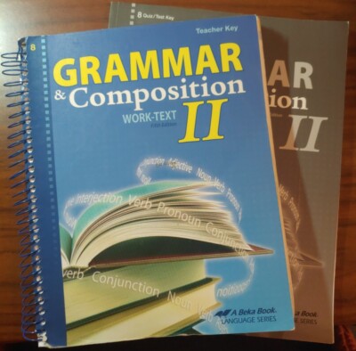 Abeka Grammar and Composition II Bundle--Worktext key and Quiz/Test Key ...
