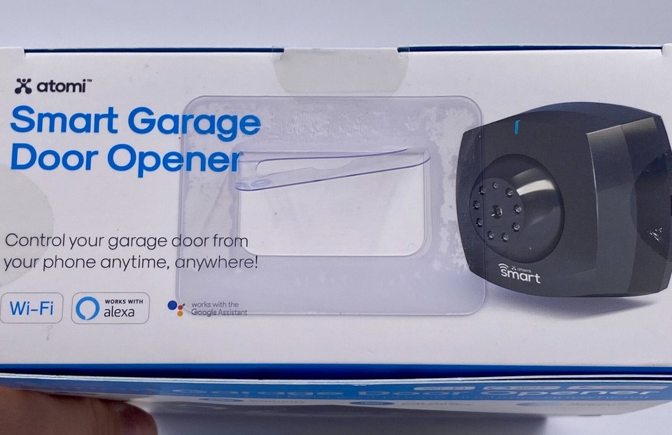 Atomi Smart Garage Door Opener - Built-in Camera, WiFi. NEVER BEEN ...