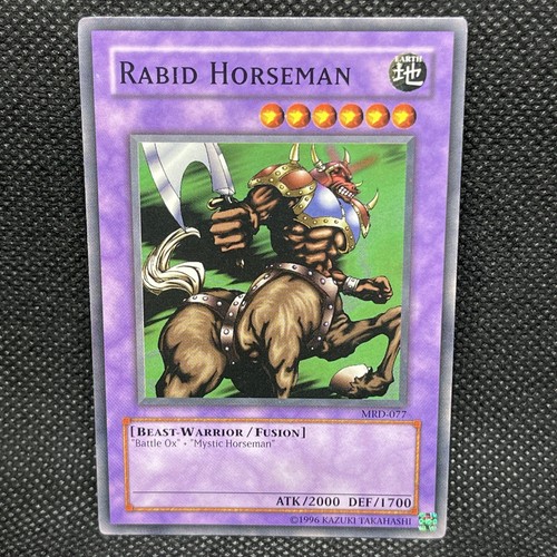 Rabid Horseman Beast Warrior / Fusion Yugioh MRD-077 Near Mint | eBay