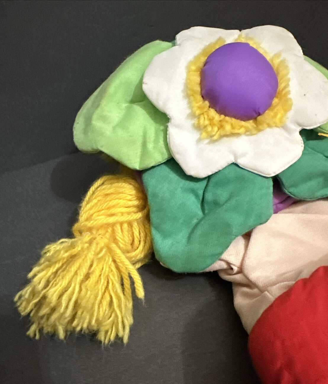 "BLOOMING DOLLS - RED POT" VINTAGE PLUSH TOY FLOWER PUPPET - 1987 - CAP ...