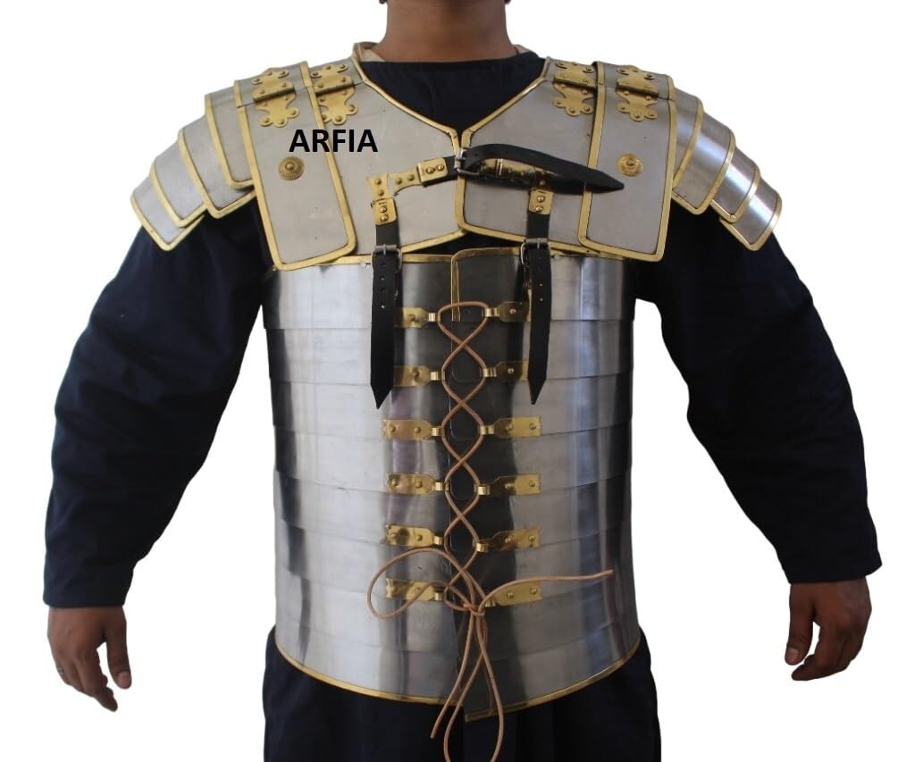 Roman Armor Stainless Steel Lorica Full Set Cassius Soldados