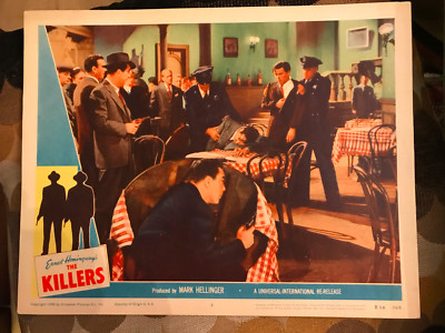 Killers, The 1946 Universal crime lobby card Edmund O'Brien Charles ...