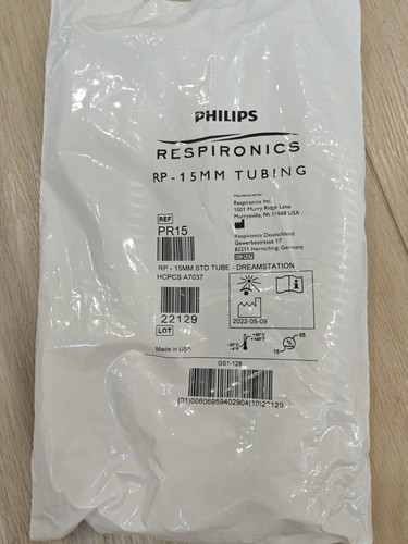 Phillips Respironics Tubing New Factory Sealed 15mm HCPCS A7037 Factory ...