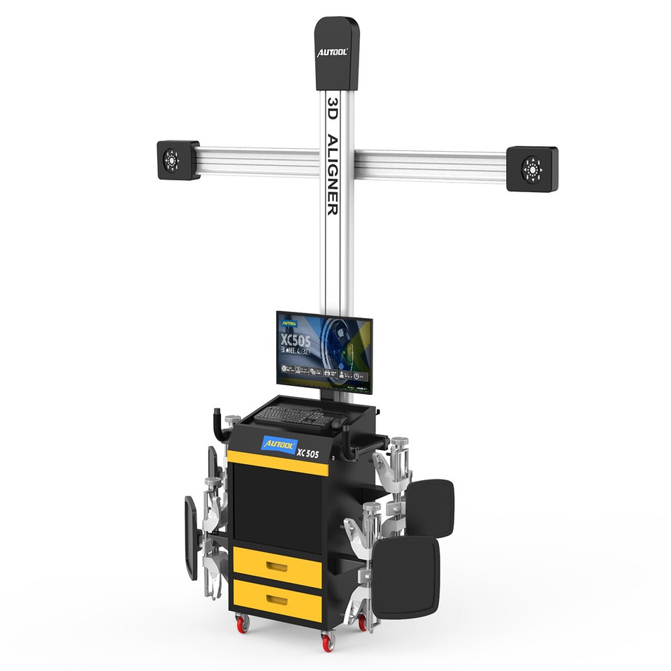 AUTOOL 3D Wheel Alignment Machine Tire Aligner System Alignment Fully ...