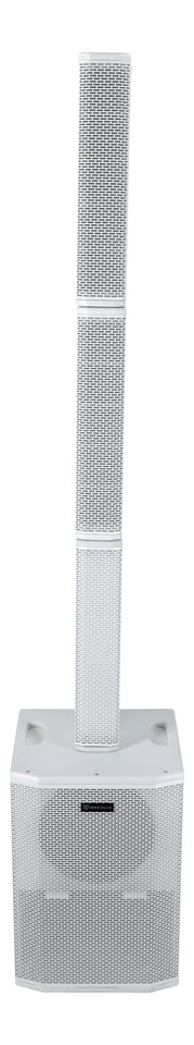Rockville TITAN ARRAY SYSTEM WHITE Pro Powered Column Array Speaker ...