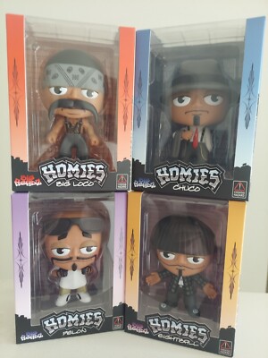 HOMIES Big Headz 4" PVC Vinyl Pick 1 Figure BIG LOCO, 8 BALL, PELON ...
