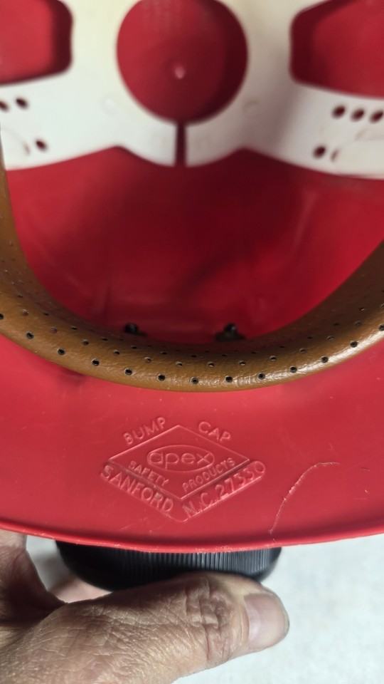 VINTAGE Nite Lite NL682 Head Lamp Light Bump Cap Battery Mining Coon ...