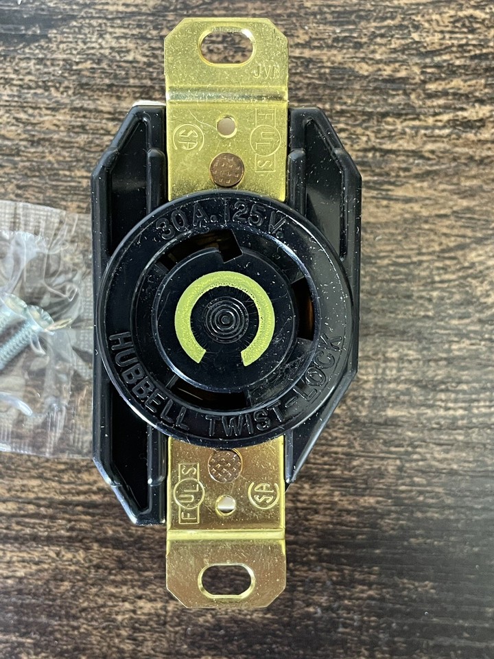 HUBBELL HBL2610 30A 125v twist lock | eBay