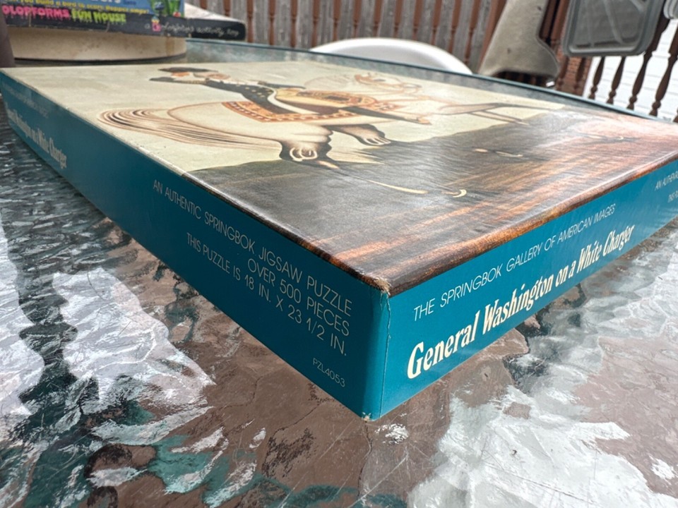 Springbok General George Washington On A White Charger Jigsaw Puzzle ...