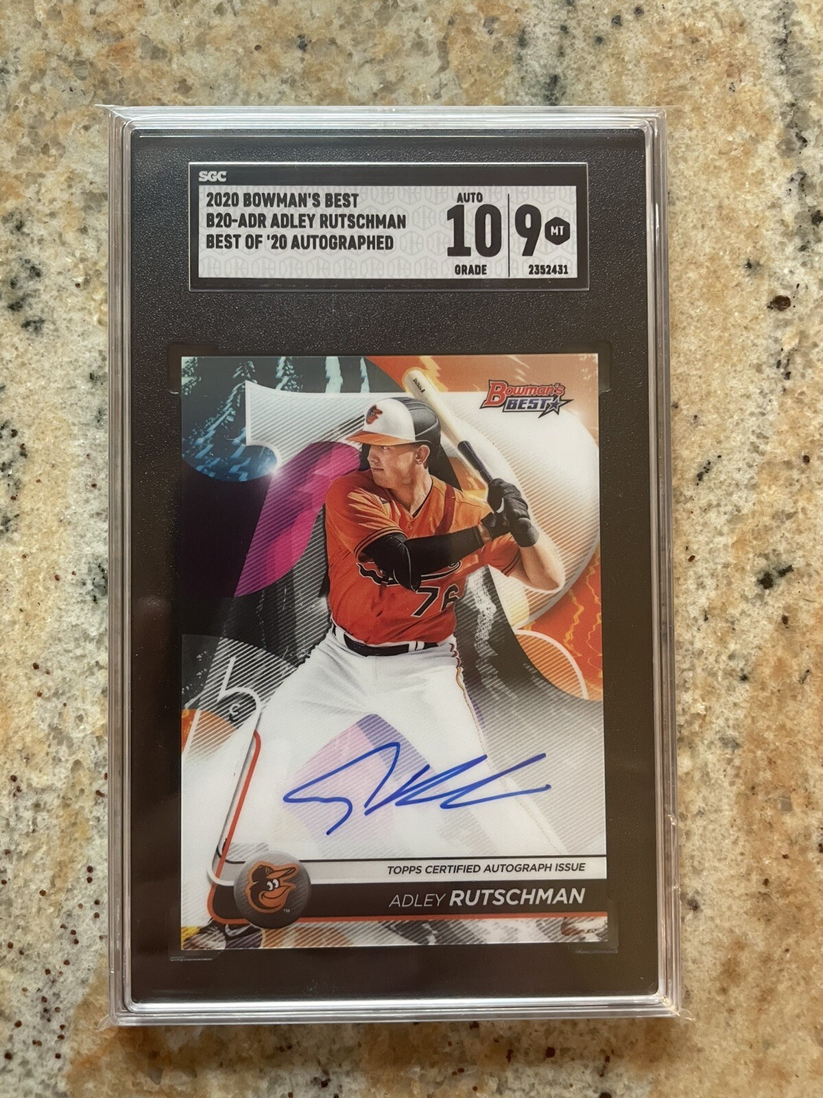 Adley Rutschman Auto!🔥 2020 Bowmans Best! SGC 10/9! HOT! 🔥 | eBay