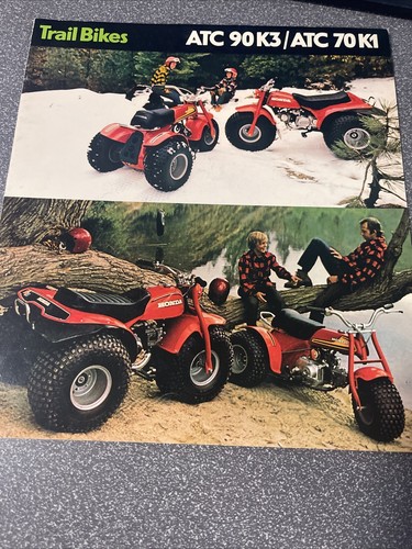1975 Honda ATC90 K3 / ATC70 K1 THREE WHEELER BROCHURE - Literature | eBay